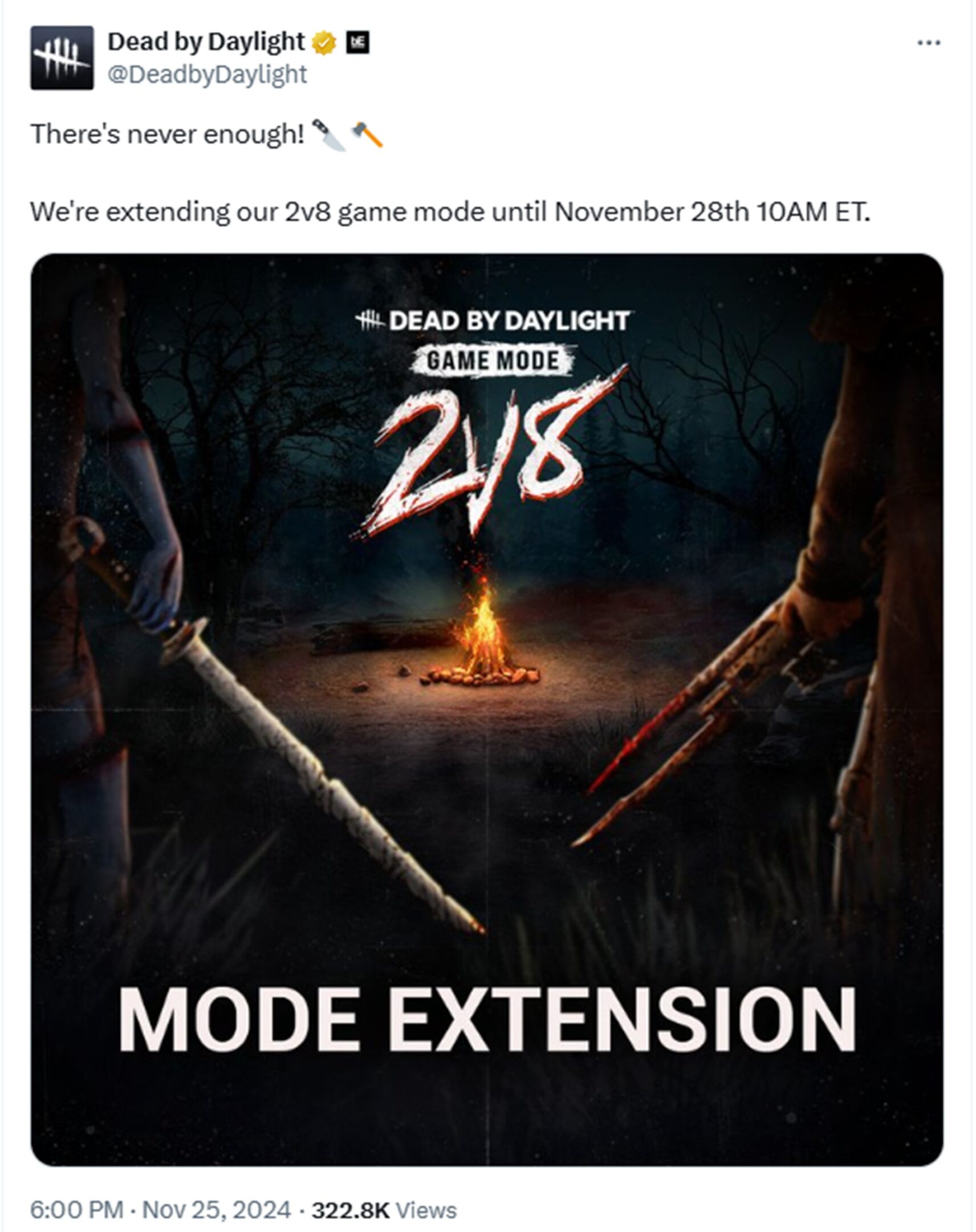 Dead By Daylight dev announces surprise change for beloved mode