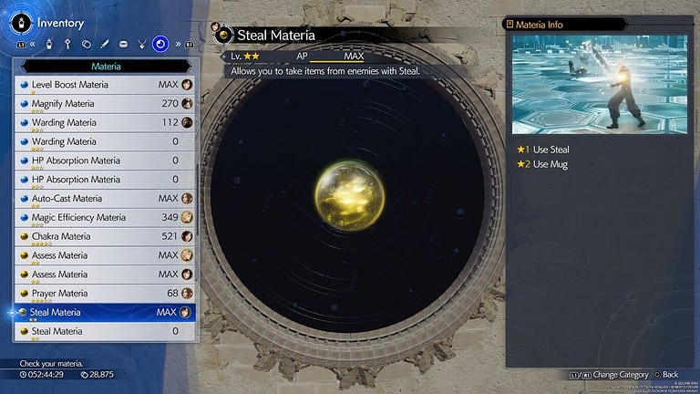 Final Fantasy 7 Rebirth best Materia - type, combos, and who to equip ...