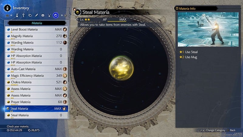 Final Fantasy 7 Rebirth best Materia - type, combos, and who to equip ...
