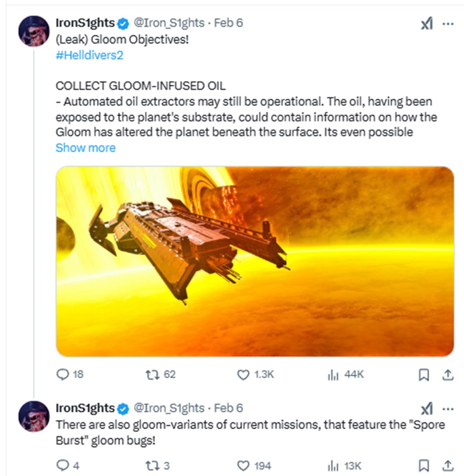 Helldivers 2 leaks uncover “exclusive” missions and new Spore bugs