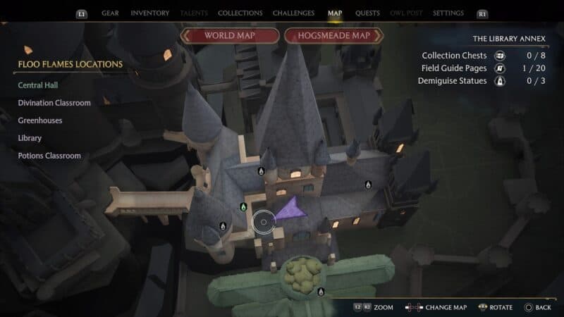 Hogwarts Legacy - The Library Annex Field Guide Pages Locations ...
