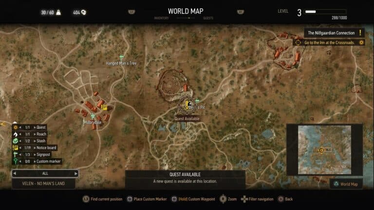 The Witcher 3 - In The Eternal Fire’s Shadow Side Quest Walkthrough ...