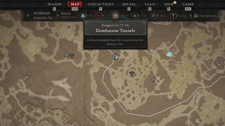 Diablo 4 Domhainne Tunnels dungeon guide - VideoGamer
