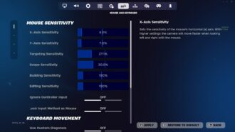 Best keyboard and mouse settings in Fortnite - Videogamer