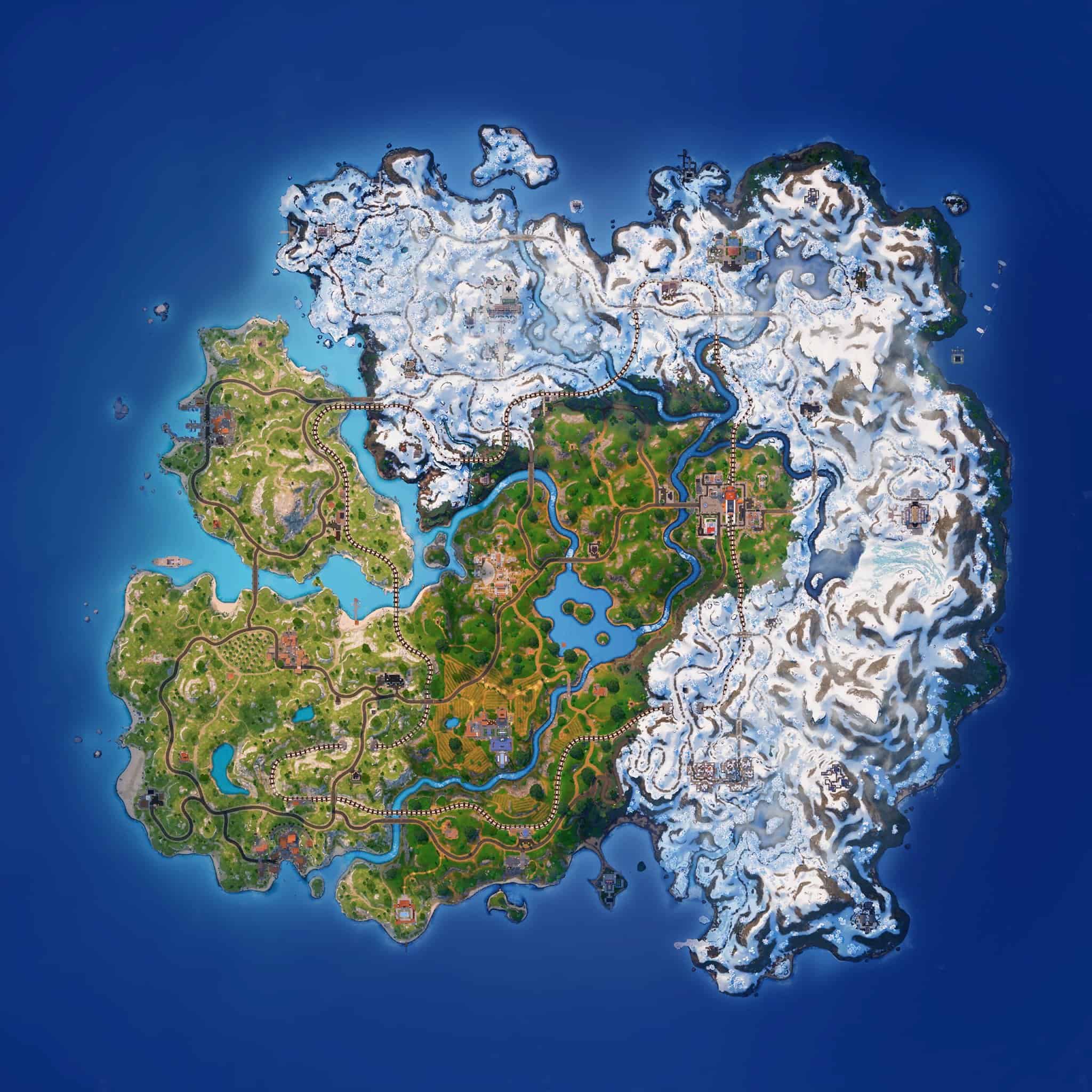 Fortnite Chapter 5 Season 1 Map All Locations And Biomes VideoGamer