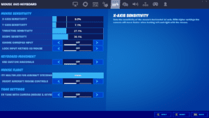 Best Keyboard and Mouse Settings in Fortnite - Videogamer