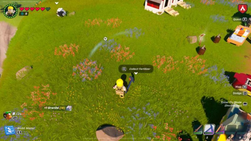 How to get fertilizer and feed animals in LEGO Fortnite - VideoGamer