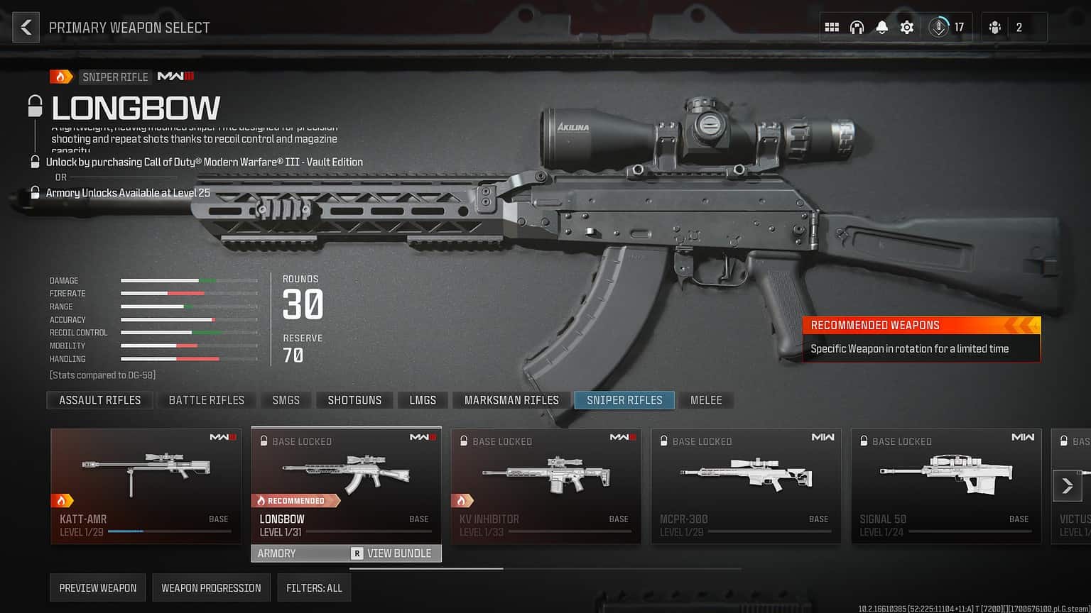 Best Longbow loadout in MW3 - our top attachments, class build, and ...