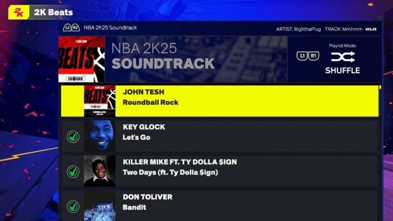 NBA 2K25 Soundtrack - All songs and artists - VideoGamer