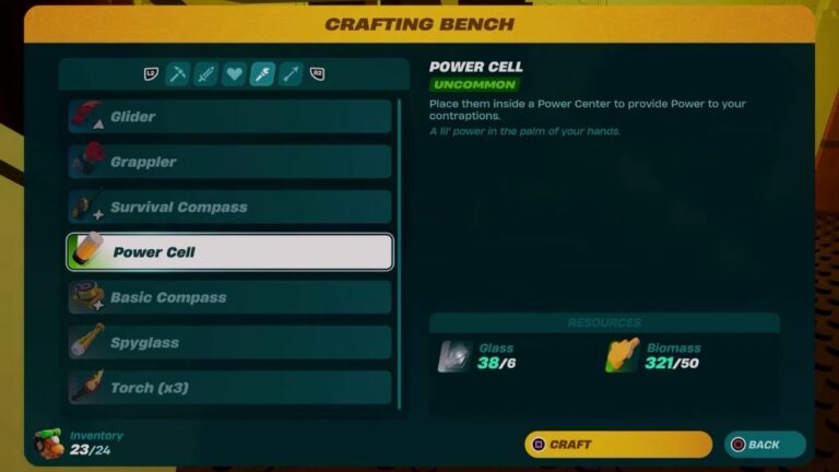How to make Power Cells in LEGO Fortnite - VideoGamer
