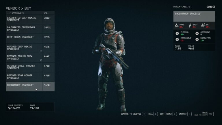 Starfield best armor - the best spacesuits, armor sets, and mods ...