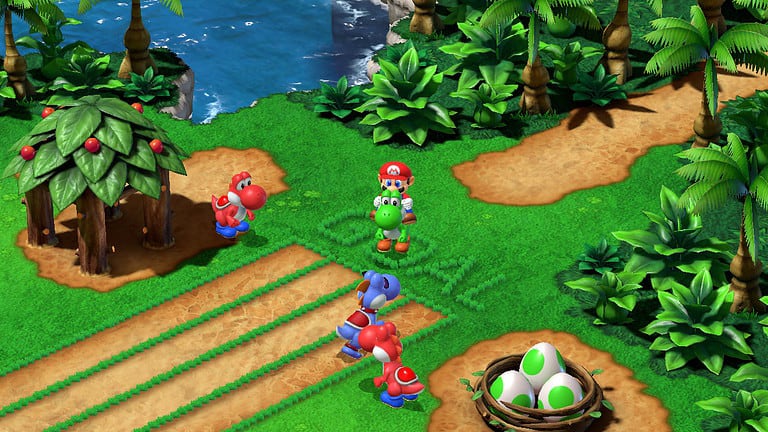 Super Mario RPG Yoshi Race - how to win the Mushroom Derby - VideoGamer