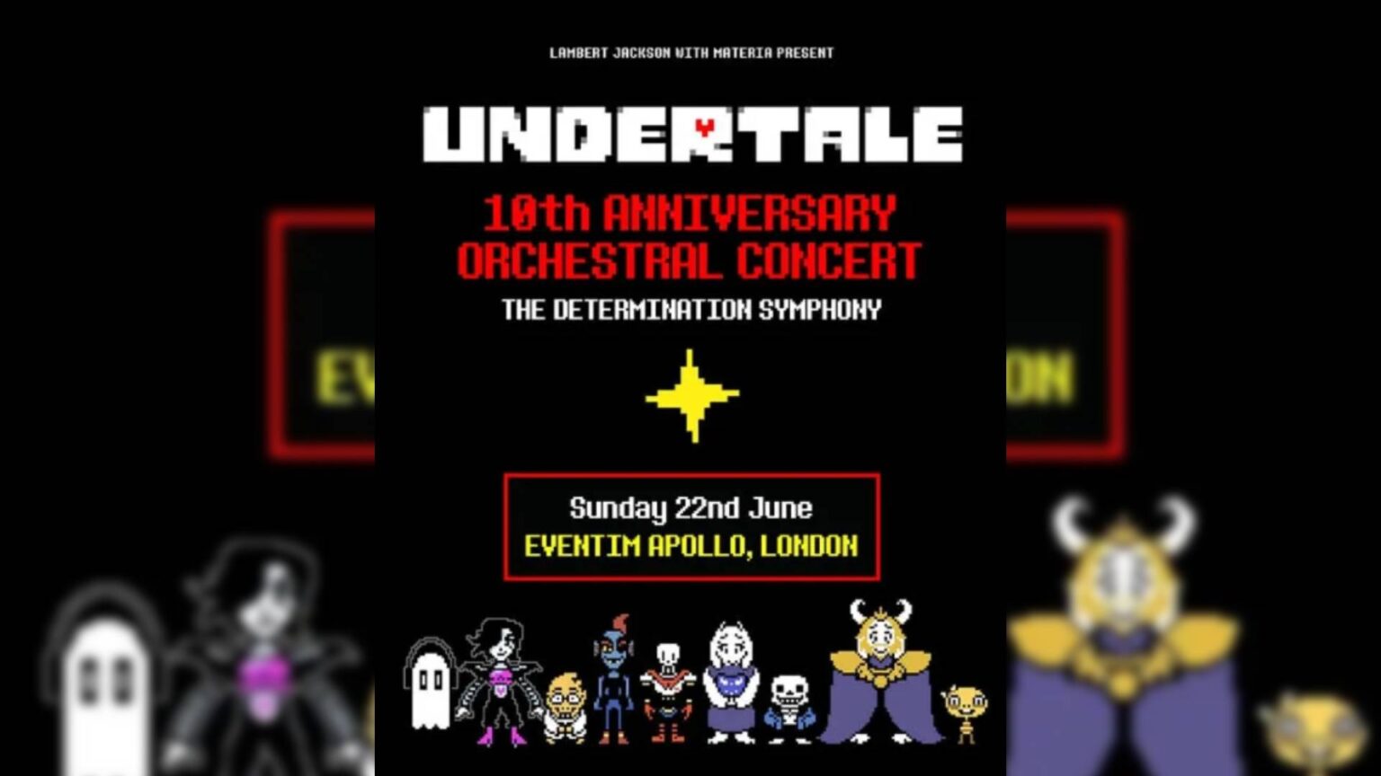 Undertale Determination Symphony is a one-night orchestral concert ...