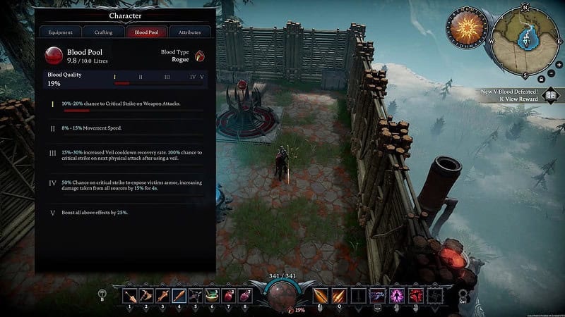 V Rising blood types and blood quality guide - VideoGamer